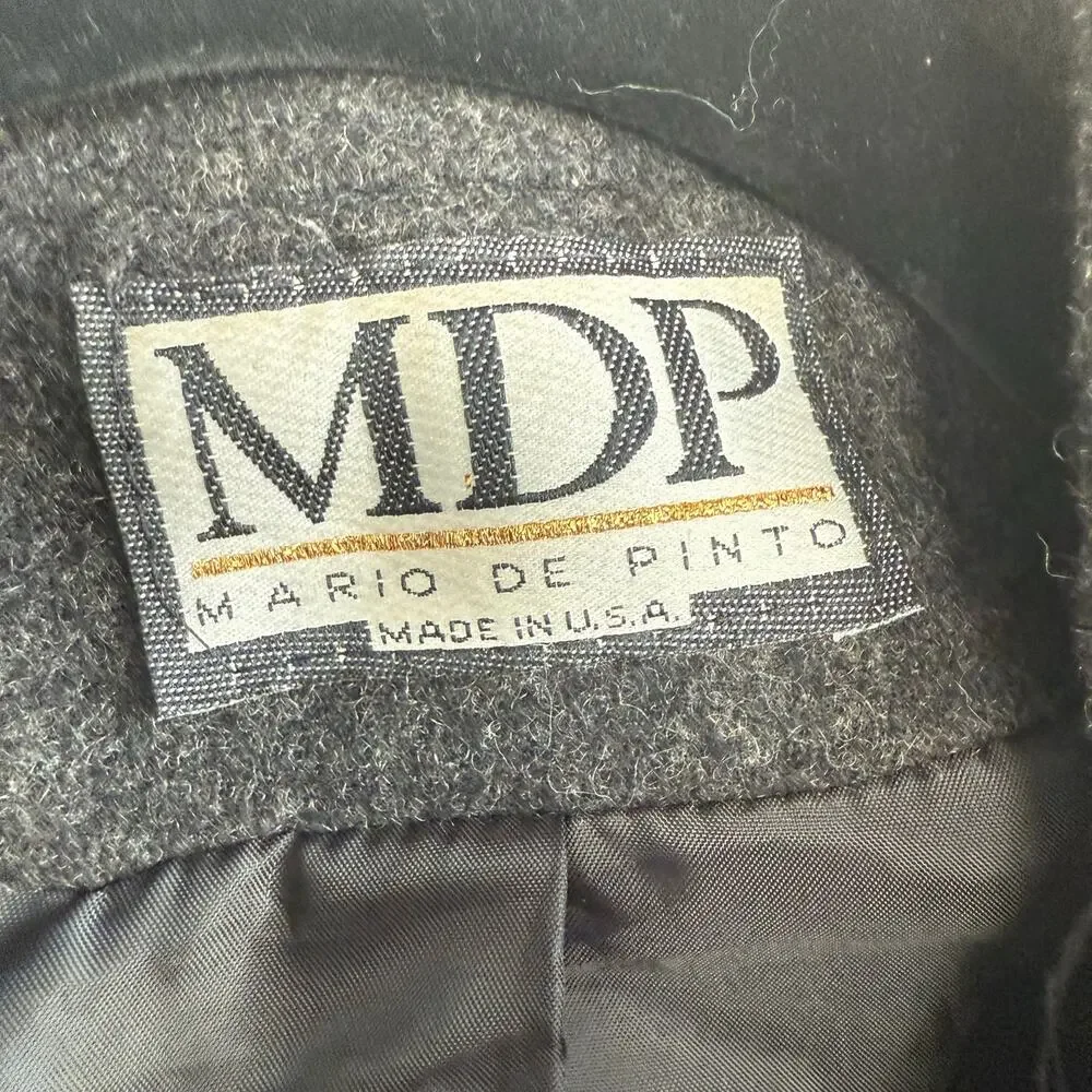 Mario De Pinto | Jackets & Coats | Vintage Peacoat Double Breasted Gray ...
